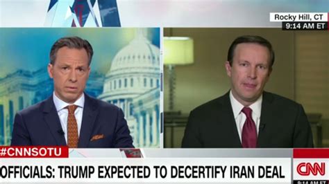 سيناتور لـcnn الخروج من الاتفاق النووي سيضر أمريكا ويفيد إيران Cnn
