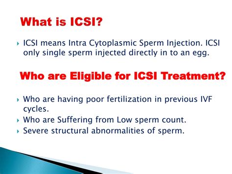 Ppt Icsi Treatment In Hyderabad Powerpoint Presentation Free