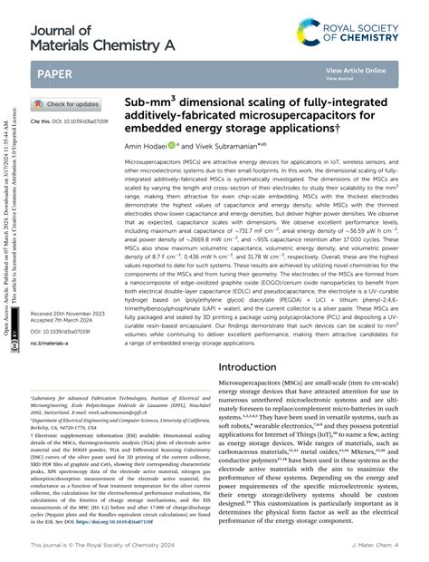 Pdf Sub Mm 3 Dimensional Scaling Of Fully Integrated Additively