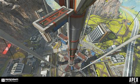 Artstation Apex Legends Worlds Edge Skyhook Elevator Kristen C