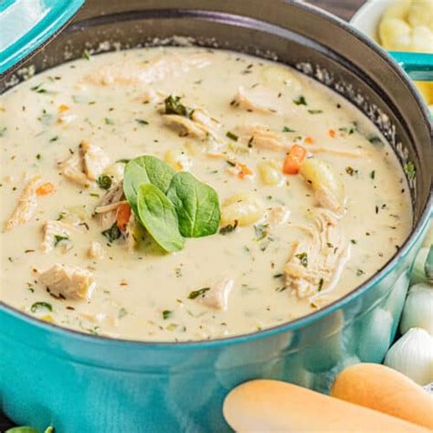 Slow Cooker Creamy Chicken Soup The Stay At Home Chef