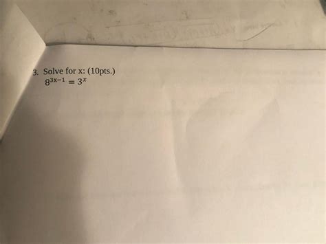 Solved 1 Rewrite The Following Logarithm In Expanded Form