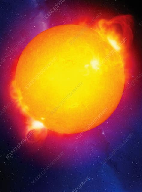 Active Sun Stock Image R5300126 Science Photo Library