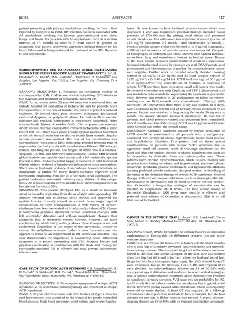 Pdf Case Study Of Ectopic Acth Syndrome