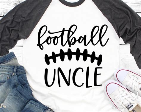 Football Uncle Svg Football Svg Cheer Uncle Svg Football Etsy