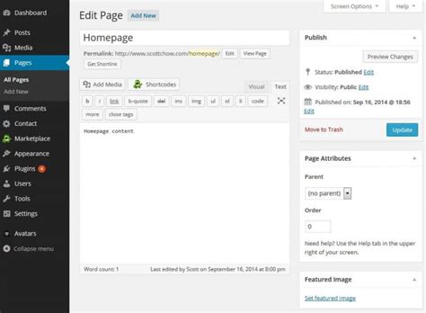 how to create a static homepage for your wordpress blog the blog starter