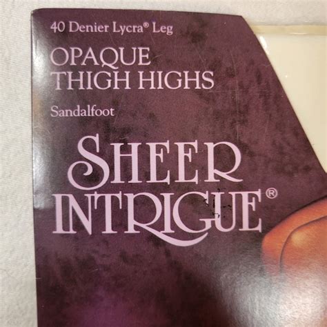 Vintage White Thigh High Garter Stockings Nib Size Sm Gem