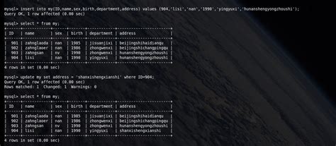 Mysql（增、删、改、查）mysql修改 Csdn博客