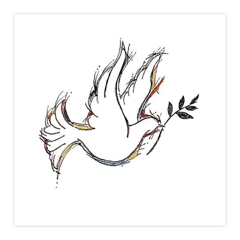 Dove Greetings Card Isobel Bushell