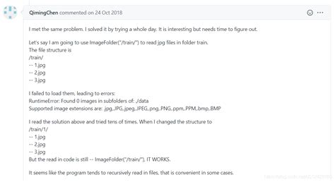 runtimeerror found 0 images in subfolders of data csdn博客