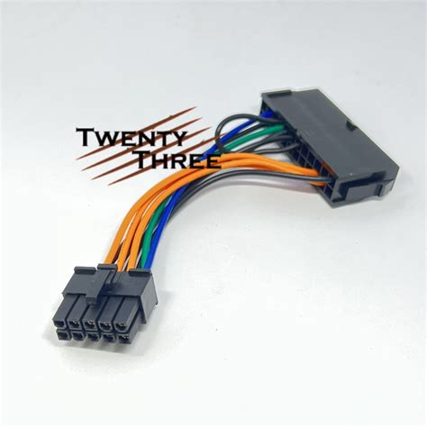 Jual Kabel Adapter Psu Power Supply Atx 24 Pin Female To 10 Pin Male