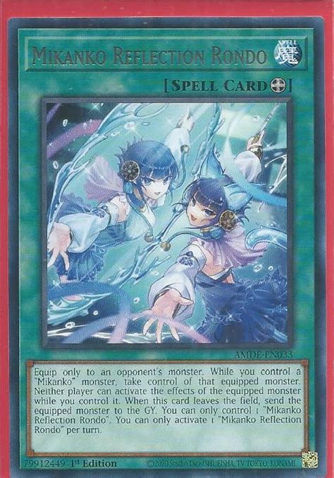 Amde En033 “mikanko Reflection Rondo” Rare Equip Spell Konoha Store Chile