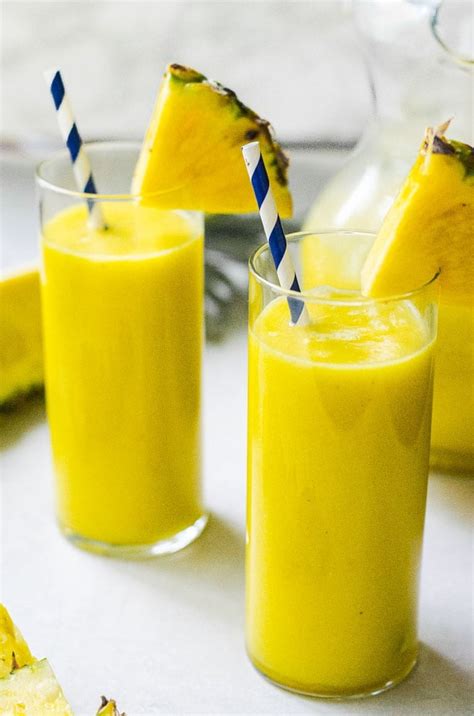 Fresh Pineapple Juice Recipe Without A Juicer Food Above Gold