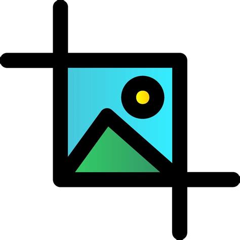 Crop Selection Filled Gradient Icon 38733827 Vector Art At Vecteezy