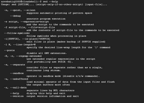 Understanding Sed Command In Linux For Text Editing