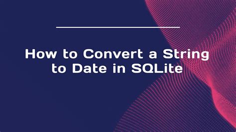 How To Convert A String To Date In Sqlite Youtube