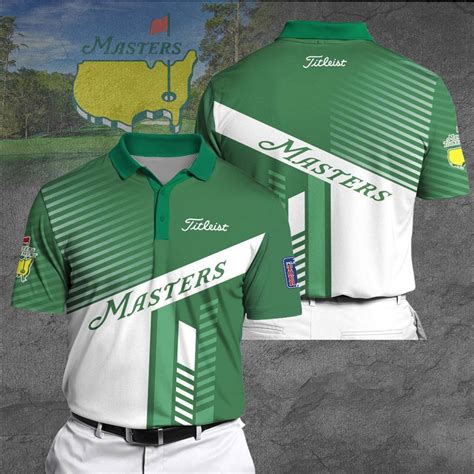 Titleist Masters Tournament Polo Shirt Golf Shirt 3d Pls018 Choose