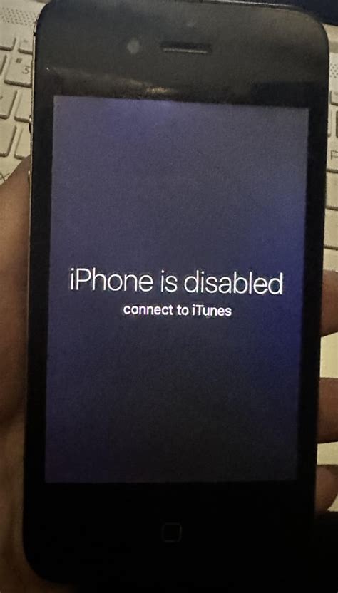 Disabled Iphone 4 R Ios