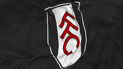 Fulham Football Club Flag Seamless Looping Background Looped Bump
