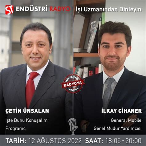 Stream İlkay Cihaner Çetin Ünsalan Ile İşte Bunu Konuşalım By St Endüstri Radyo Listen