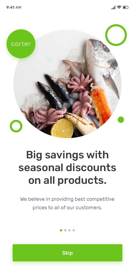 Carter — Grocery React Native App Template By Gfxpartner Codecanyon