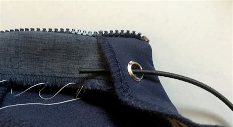 How To Add Adjustable Elastic Cord On Clothes The Last Stitch