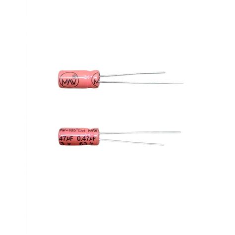 0 47uf 63v Electrolyte Capacitor 20 Pcs Climax Components Inc