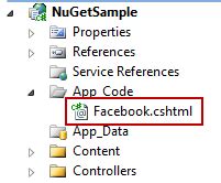 Aspiring Architect NuGet Package Facebook Helper In MVC Razor