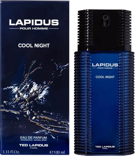 Lapidus Cool Night Ted Lapidus 100 Ml Edp Para Hombres Perfumes Chic