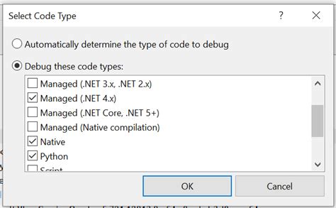 Unable To Get Mixed Mode Debugging Working In Python 396 Pythonnet
