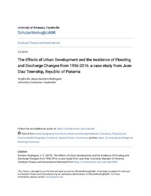Fillable Online The Effects Of Urban Development And The Incidence Of Flooding Fax Email
