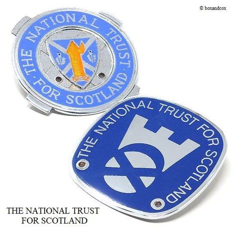 The National Trust For Scotland カーグリルバッジ Bac Style Blog