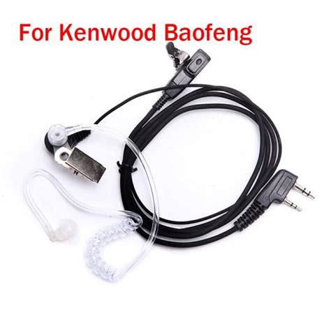 Covert Acoustic Air Tube Earbud Headset Earpiece K Head Headphone For