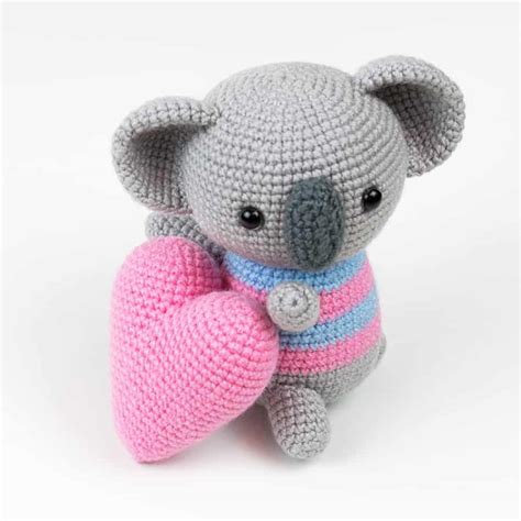 Free Amigurumi Koala With Heart Crochet Pattern Amigurumi Today