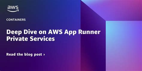 Fonzie Ghaffar On Linkedin Deep Dive On Aws App Runner Private