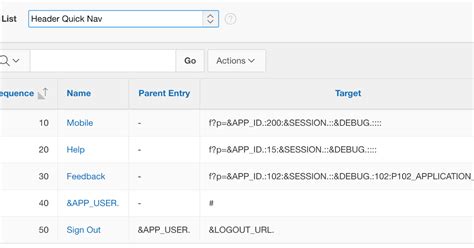 Create A Navigation Bar Based On A Sql Statement