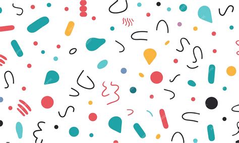 Premium Vector Simple Colorful Line Pattern Simple Lines Dots And