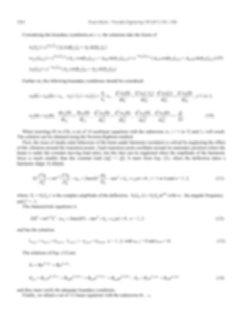 solution the dynamics of an infinite uniform euler bernoulli beam on