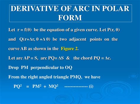 Ppt Derivative Of Arc Length Powerpoint Presentation Free Download