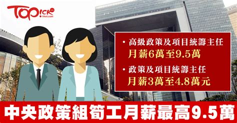 中策組青年筍工出爐 月薪最高9 5萬元 香港經濟日報 TOPick 新聞 政治 D171026