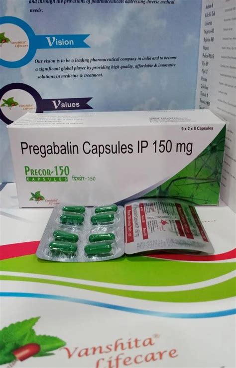 Pregabalin 150 Mg Capsule At ₹ 115 Stripe Manimajra Id 2851081496562