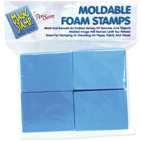 moldable foam magic stamps poly clay play
