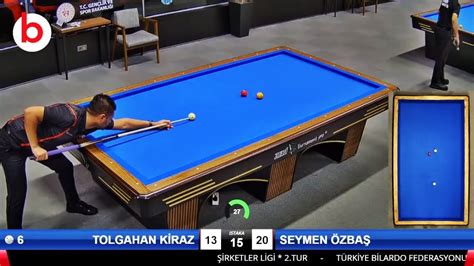 Tolgahan Kİraz Vs Seymen ÖzbaŞ 3 Cushion Billiards Company League