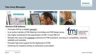 How To Leverage The Functional Mock Up Interface FMI For Model Based Systems Engineering MBSE