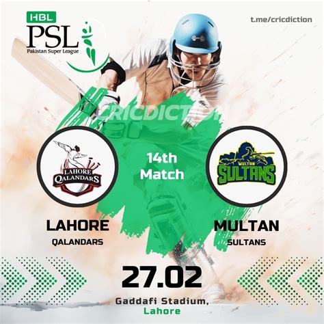 Match Preview Lahore Qalandars Vs Multan Sultans Psl 2024 15th
