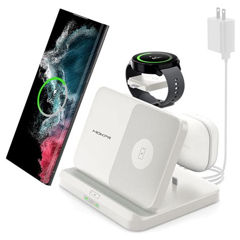 Amazon Com Wireless Charger For Samsung And Android In Foldable Samsung Charging Station