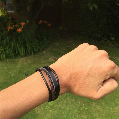 Bracelet homme cuir ajustable Zense ZB0107 cordes tressées