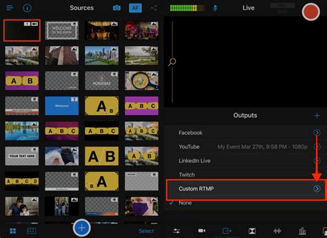 Streaming To Facebook Using Custom RTMP Switcher Studio Help Center