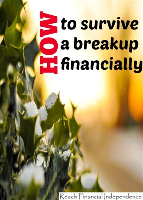 How To Survive A Breakup Financially