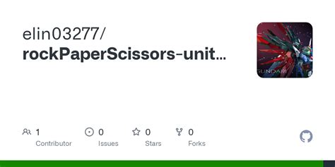 Github Elin03277rockpaperscissors Unity Master